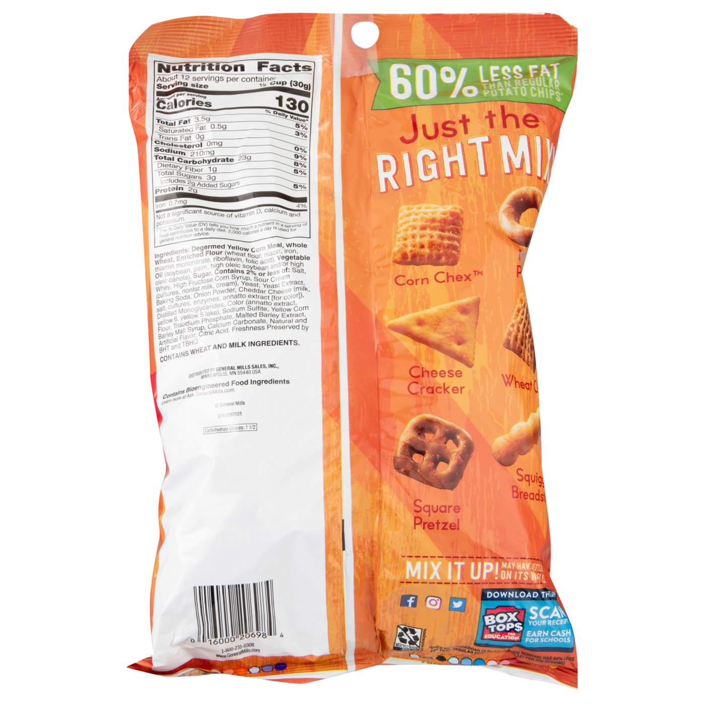 Chex Mix Cheddar Snack Mix - Family Size - Shop Chips at H-E-B