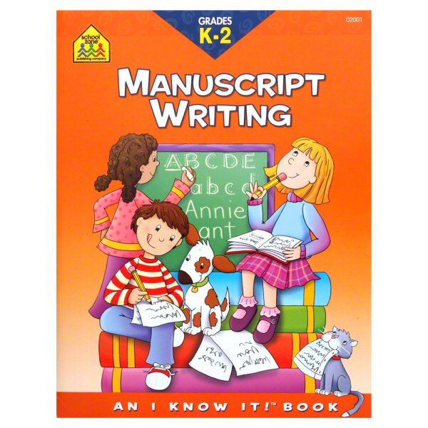 School Zone Grades K-2 Manuscript Writing Workbook - Shop Books ...