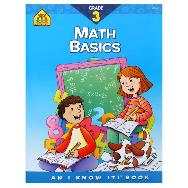 School Zone Grade 3 Math Basics Workbook - Shop Toys at H-E-B