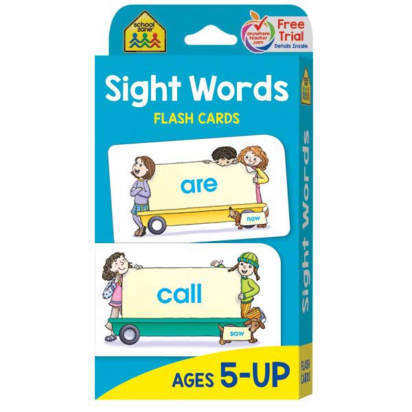 School Zone Sight Words Flash Cards - Shop Games at H-E-B