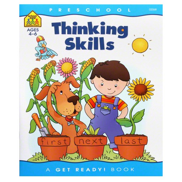 School Zone Preschool (Ages 4-6) Thinking Skills Workbook - Shop Books ...