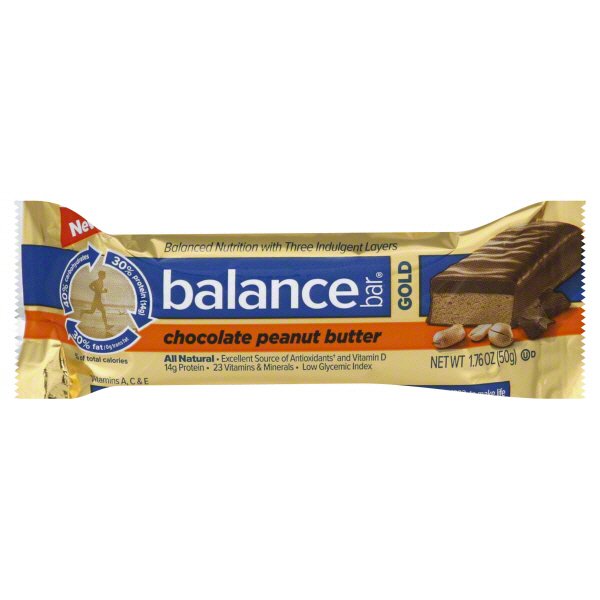 Balance Bar Gold Chocolate Peanut Butter Nutrition Bar - Shop Granola ...