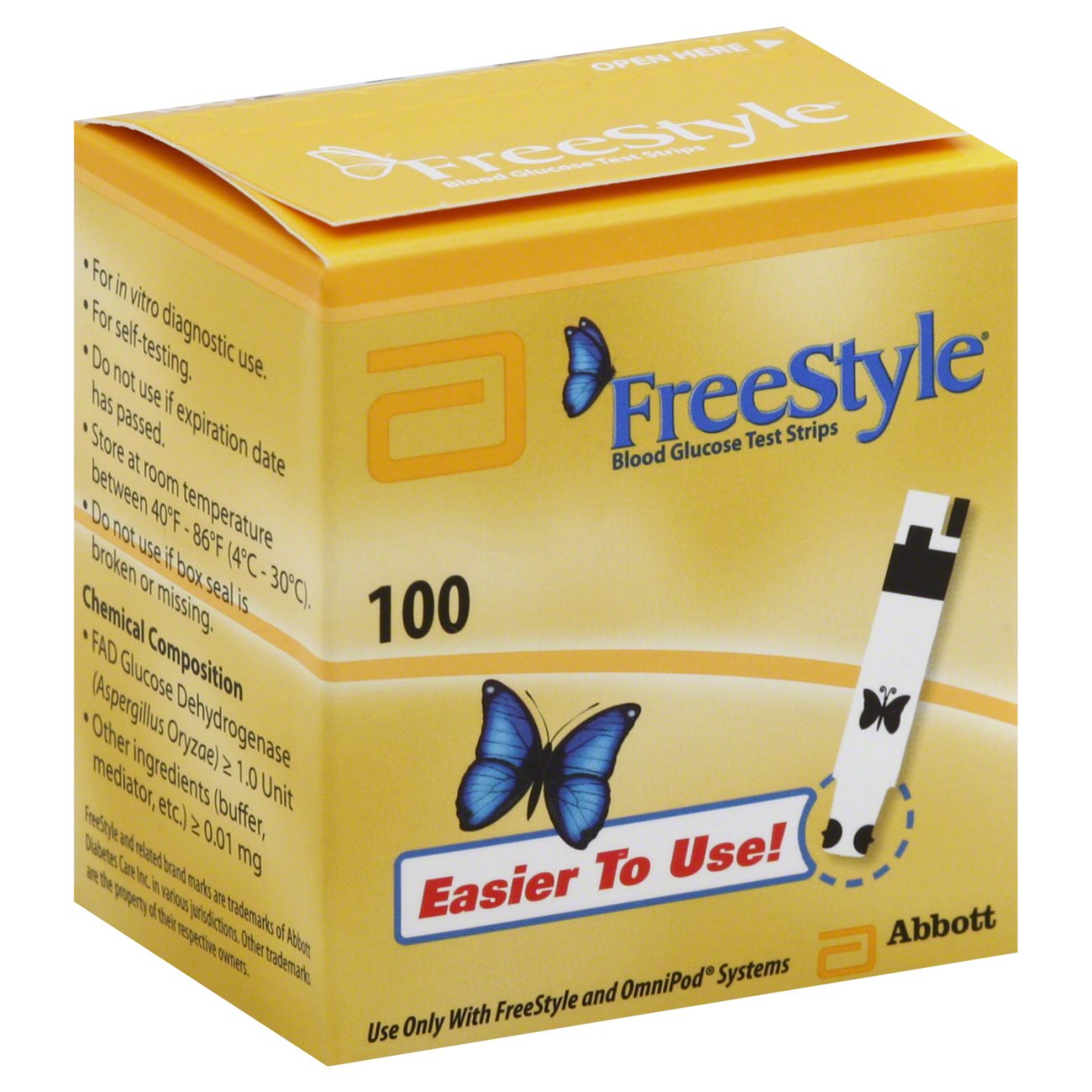 FreeStyle Blood Glucose Test Strips - Shop Test strips at H-E-B