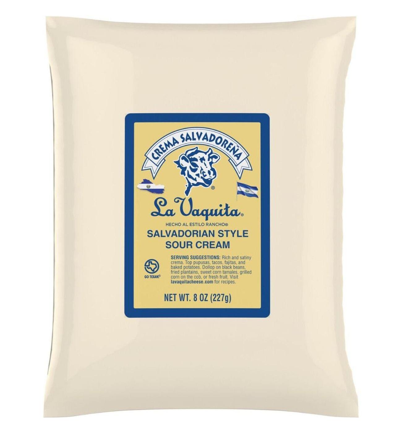 La Vaquita Crema Salvadoreña Sour Cream - Shop Sour cream at H-E-B