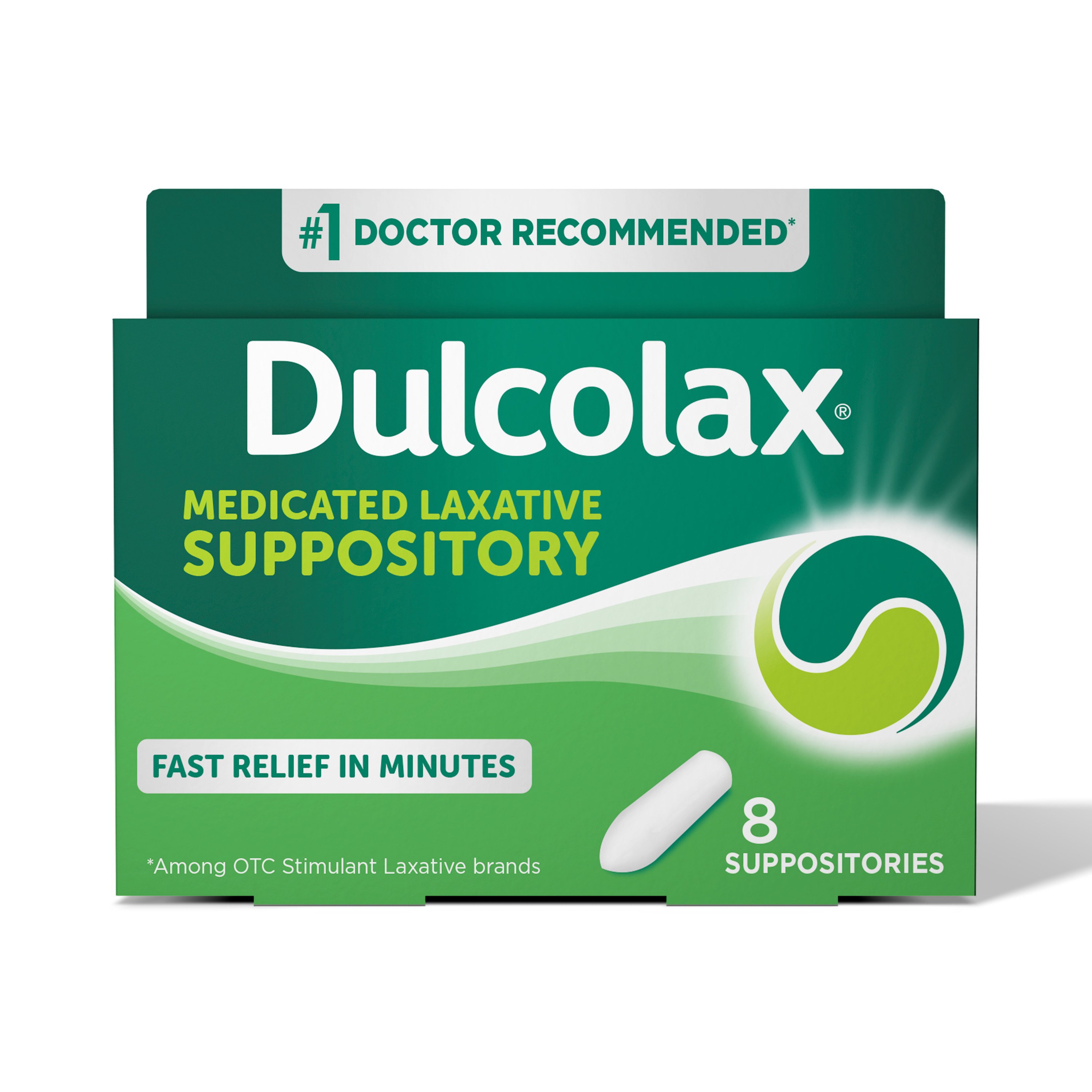 Dulcolax Medicated Stimulant Laxative Suppositories - Shop Digestion ...