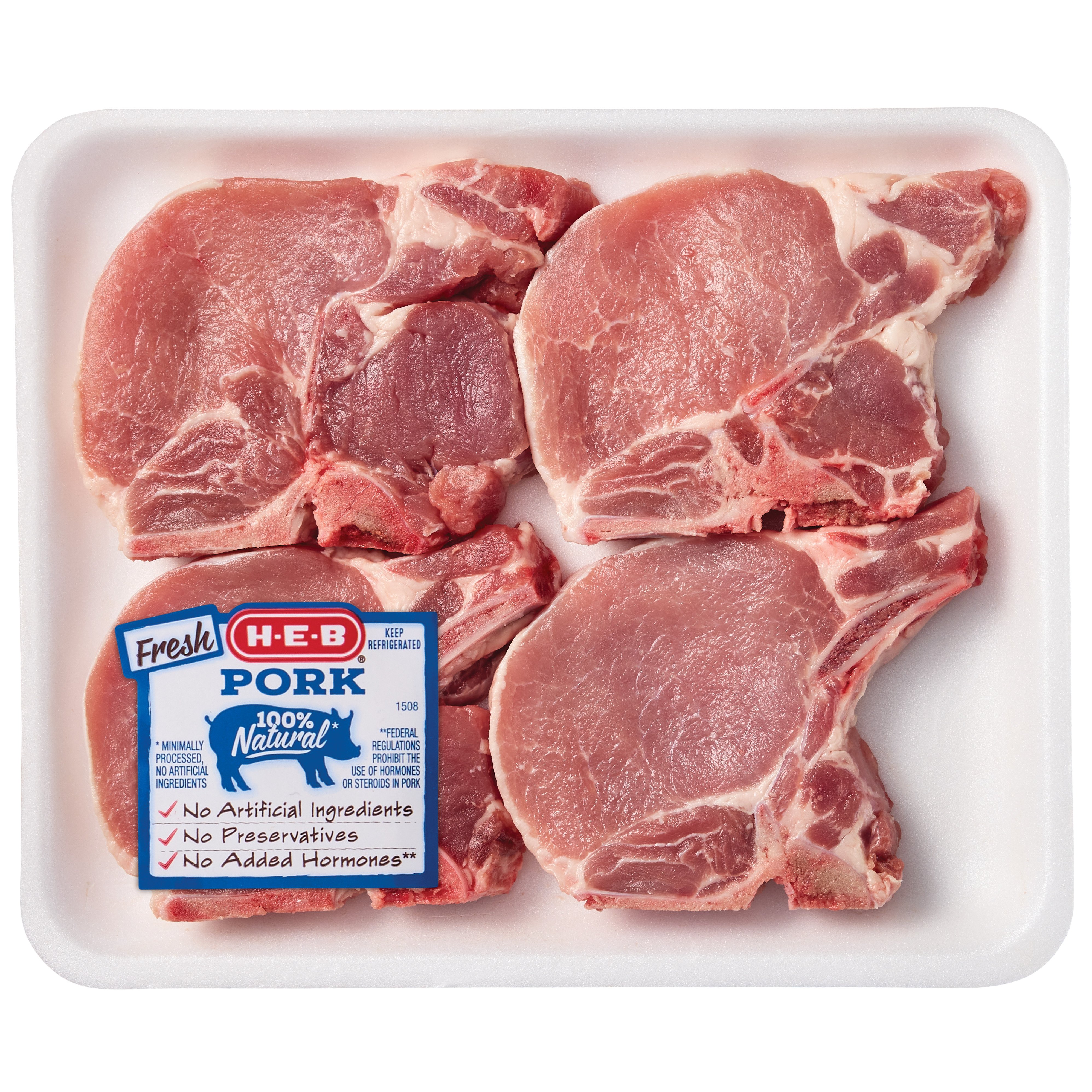 H-E-B Pork Center Loin Chops Bone-In Thick Value Pack - Shop Pork at H-E-B