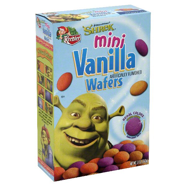 Keebler Shrek Mini Vanilla Wafers - Shop Cookies at H-E-B