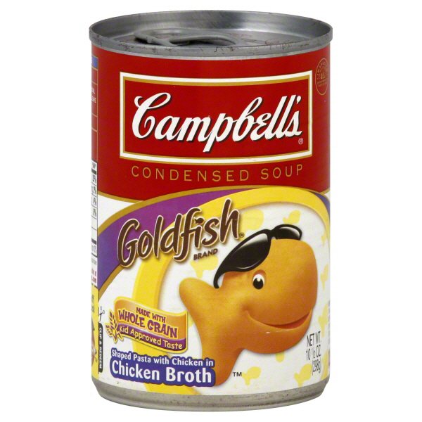 Campbell's Condensed Goldfish Shaped Pasta With Chicken In Chicken ...