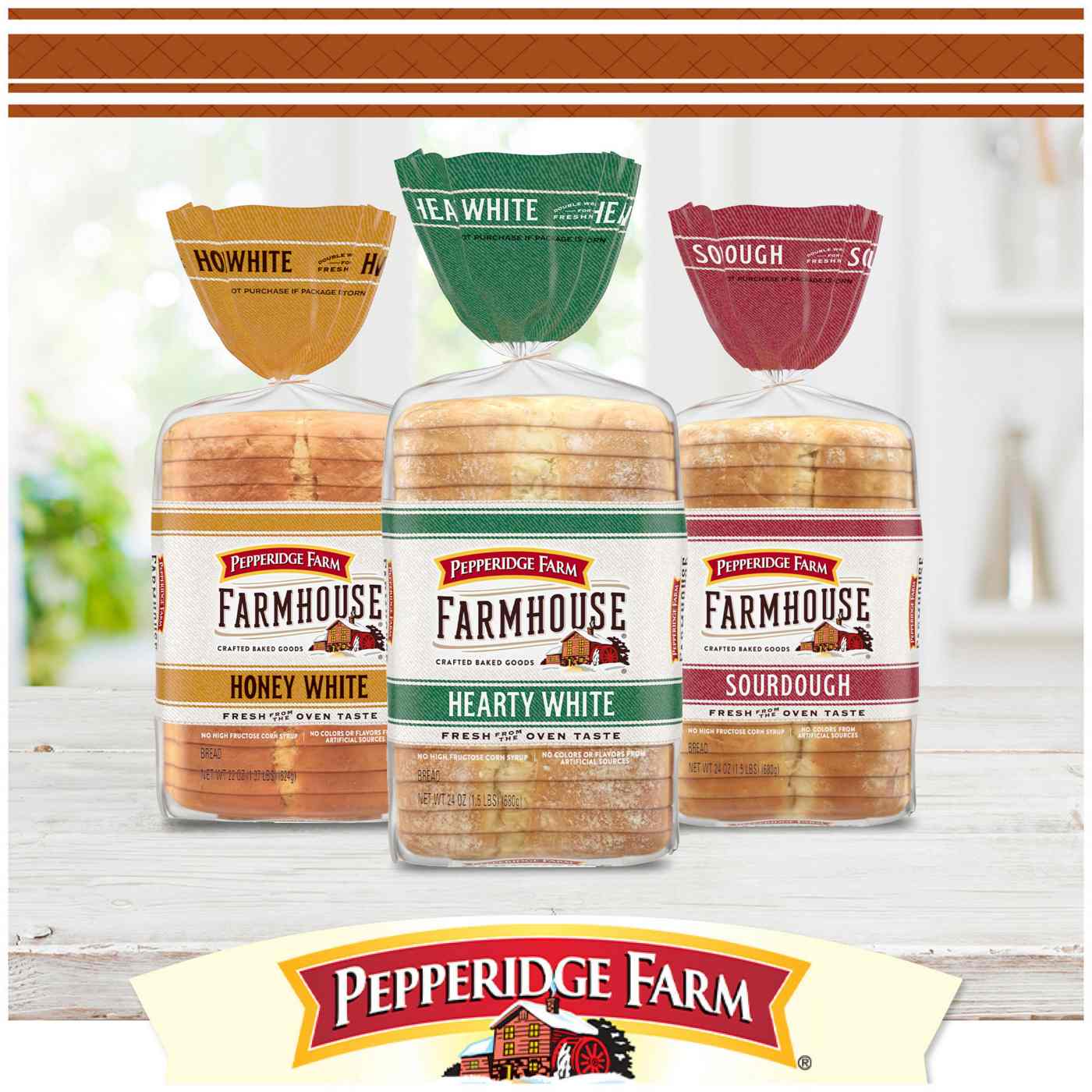 Pepperidge Farm Farmhouse Homestyle Oat Sliced Bread - Shop Sliced ...