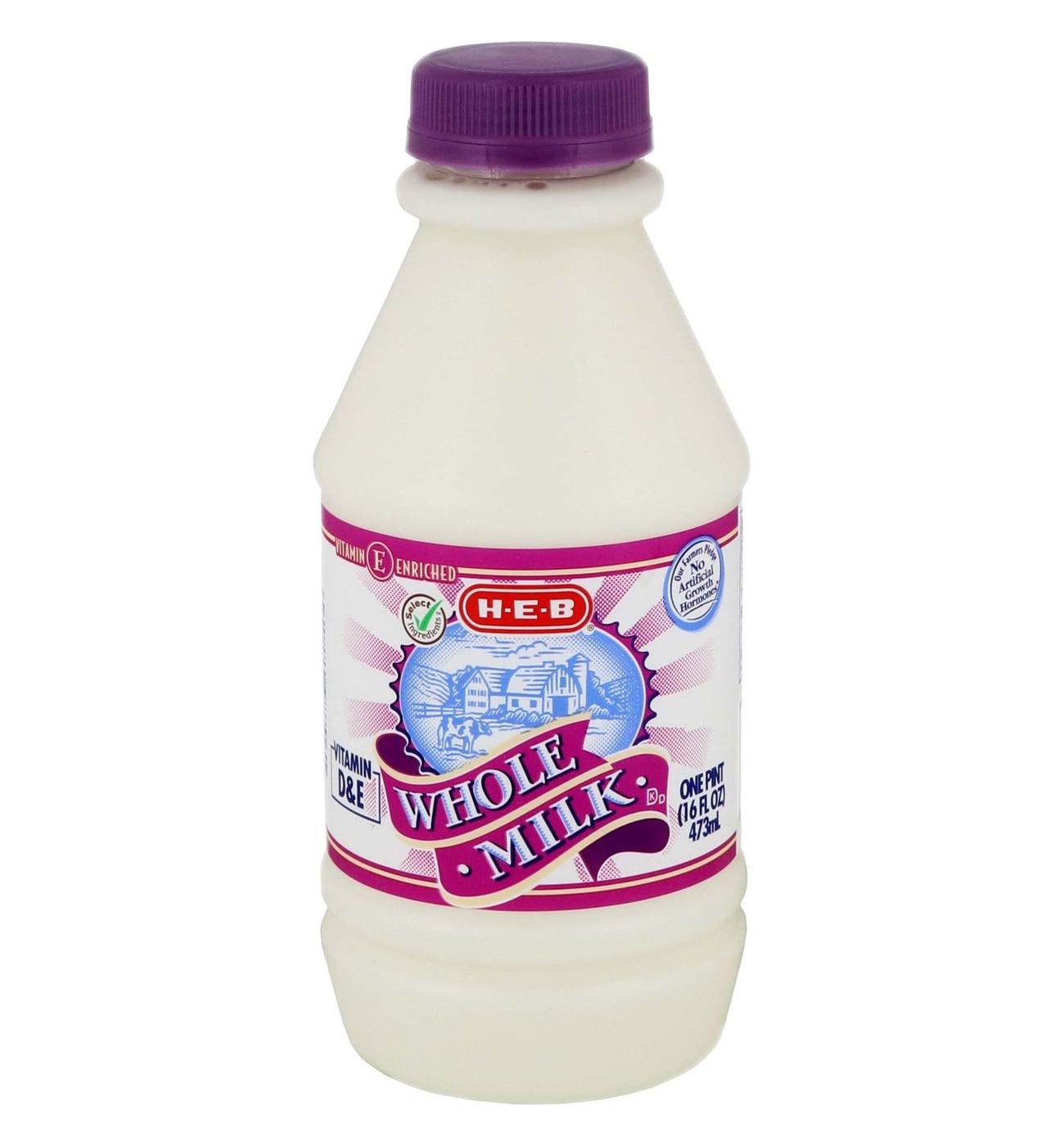 H-E-B Whole Milk - Shop Milk at H-E-B