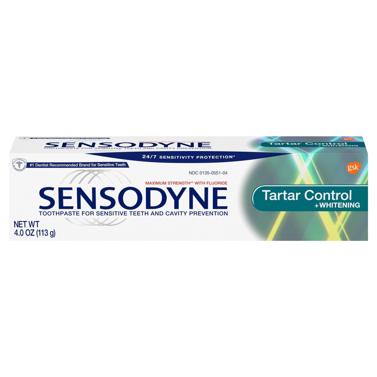 Sensodyne Toothpaste Tarter Control + Whitening 24/7 Protection - Shop ...