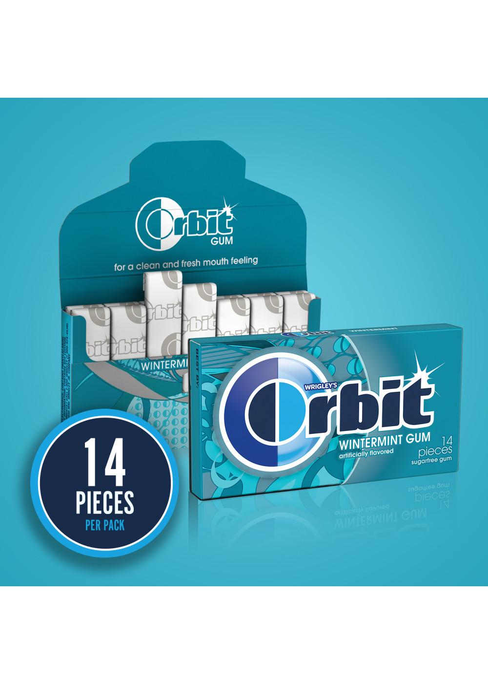 Orbit Sugarfree Chewing Gum - Wintermint, 3 Pk - Shop Gum & mints at H-E-B