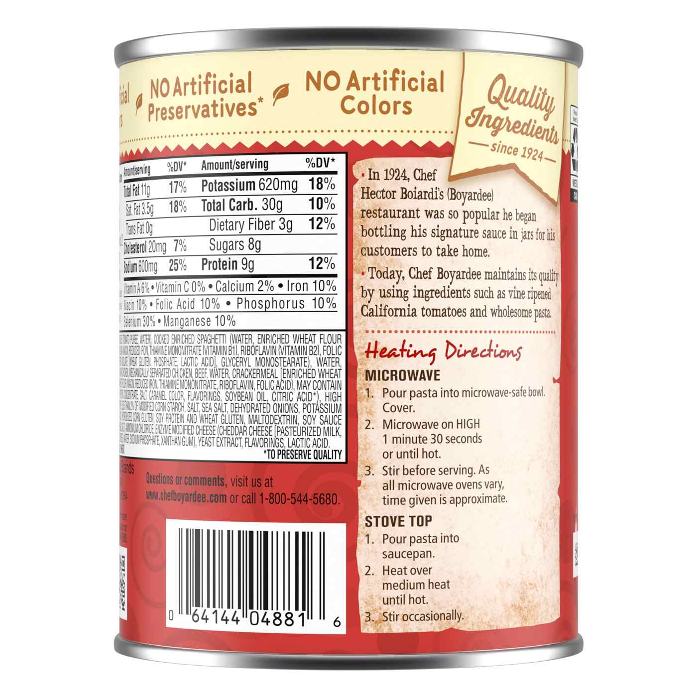 Chef Boyardee Mini Spaghetti and Meatballs - Shop Pantry meals at H-E-B