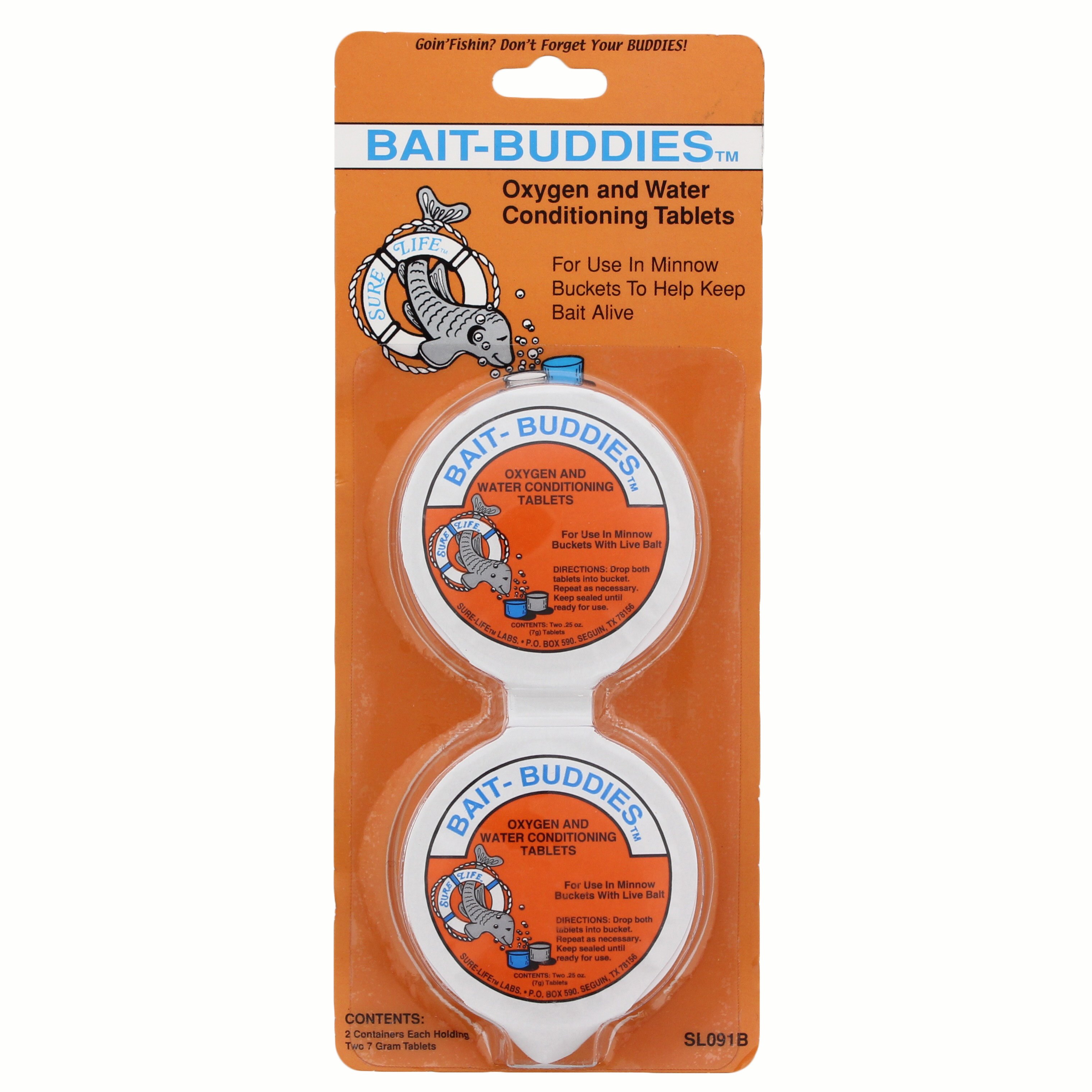 Sure Life Bait-Buddies Oxygen and Water Conditioning Tablets - Shop ...