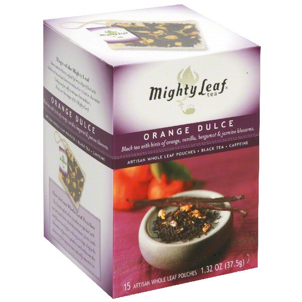Mighty Leaf Orange Dulce Black Tea Whole Leaf Pouches - Shop Tea at H-E-B