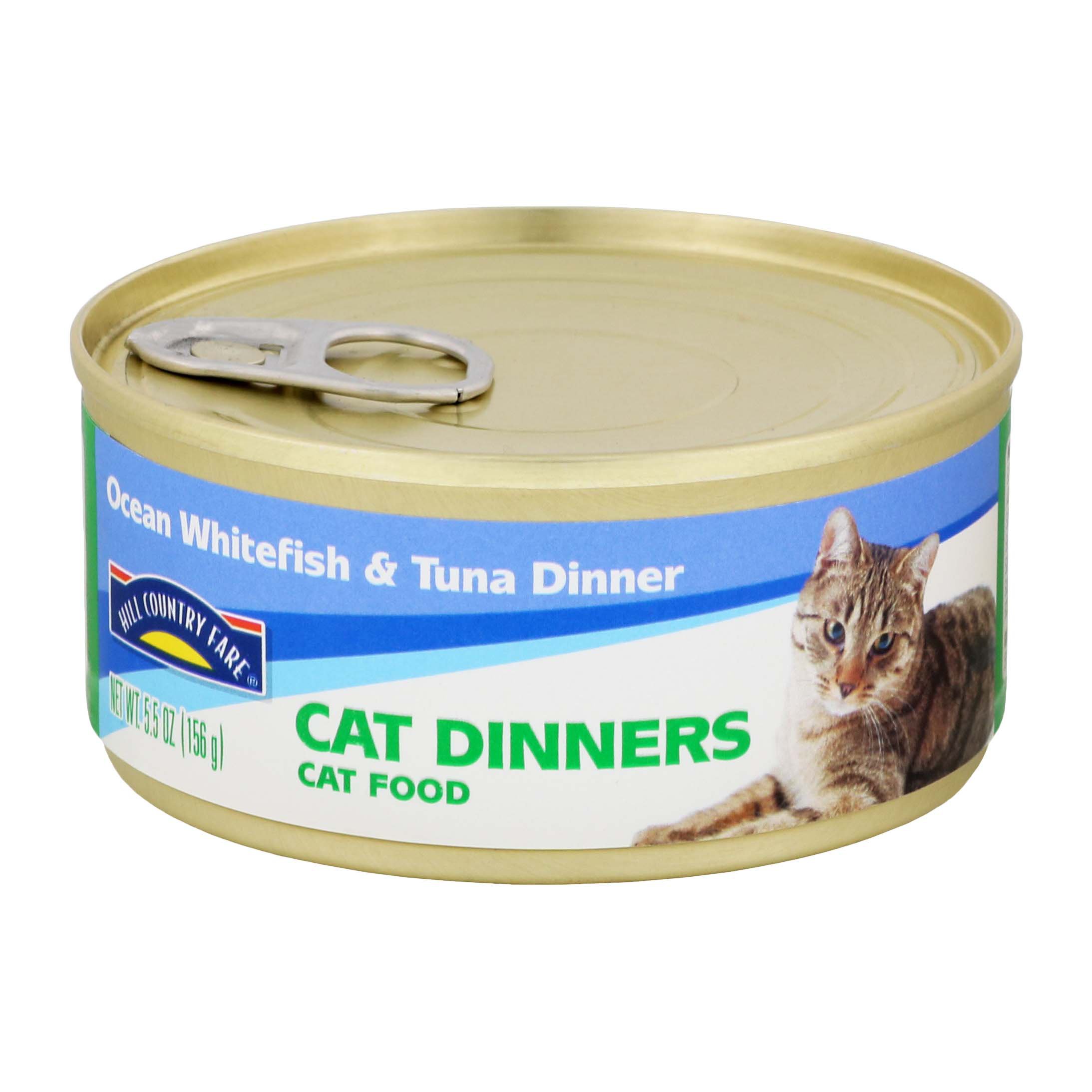 Hill Country Fare Cat Dinners Ocean Whitefish & Tuna Dinner Cat Food ...
