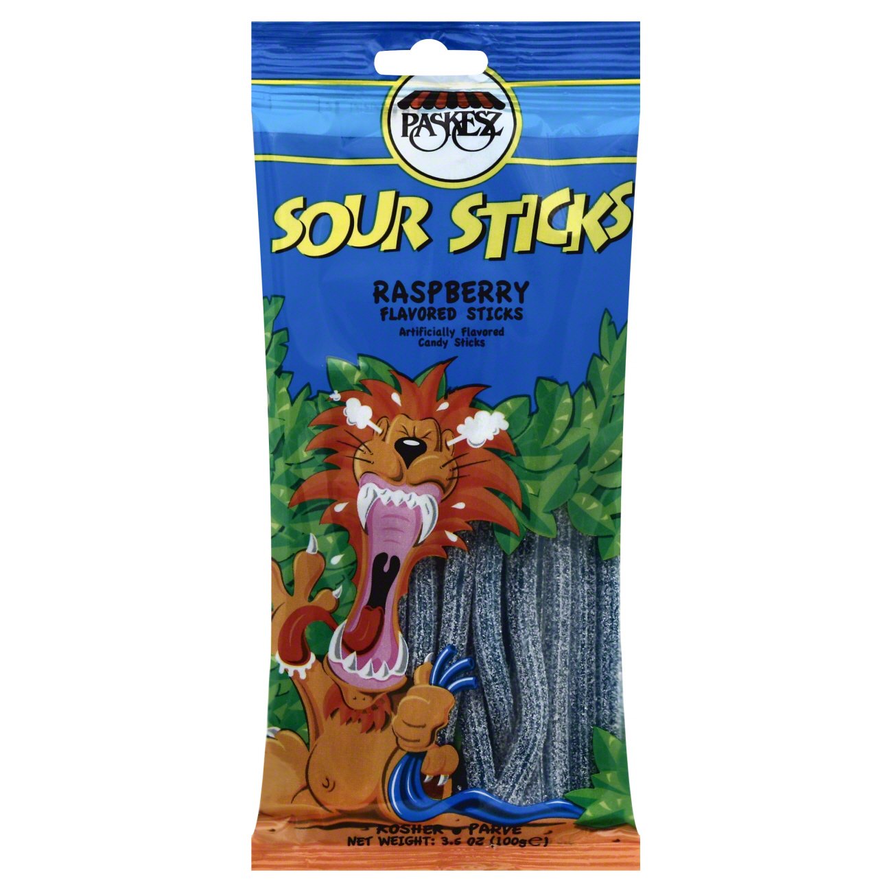 Paskesz Kosher Raspberry Flavored Sour Sticks - Shop Candy at H-E-B
