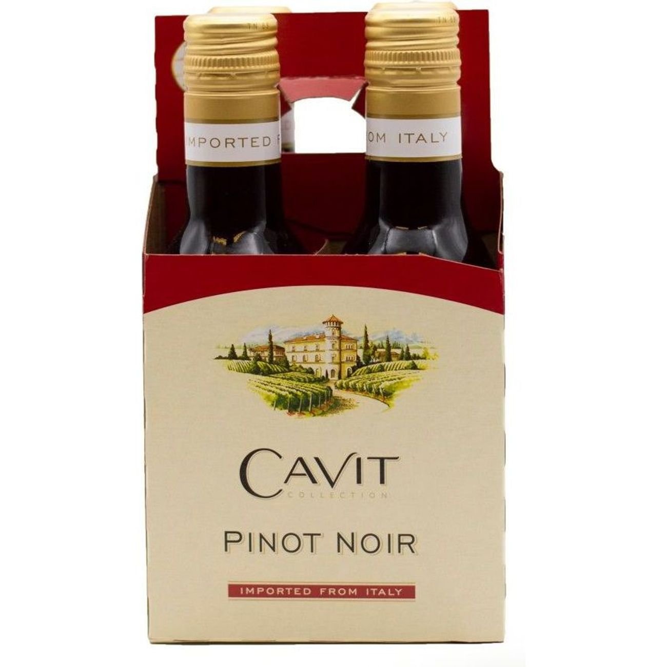 Cavit Collection Pinot Noir Italy Red Wine 4 pk Bottles - Shop Wine at ...