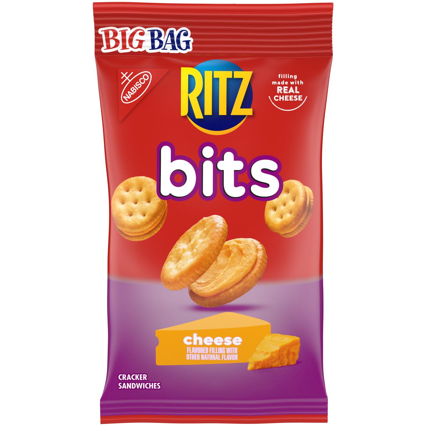 Ritz Bits Cheese Crackers Sandwiches Big Bag - Shop Crackers ...