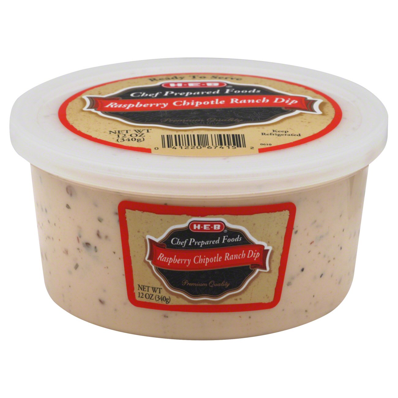 H-E-B Chef Prepared Foods Raspberry Chipotle Ranch Dip - Shop Dip at H-E-B