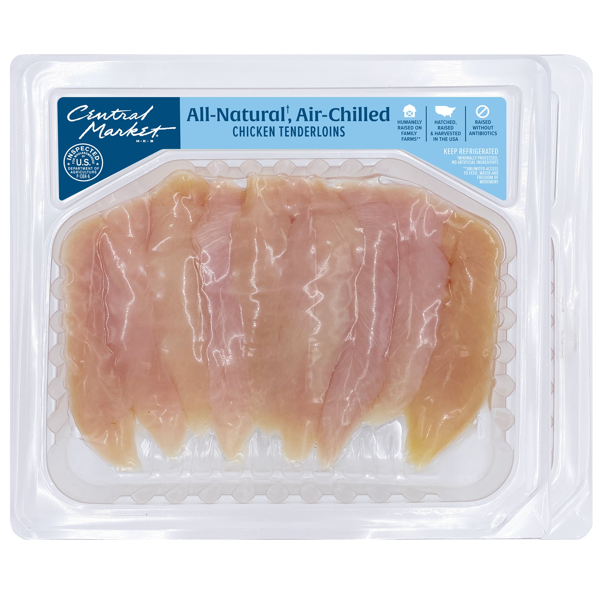 Central Market All-Natural Air-Chilled Chicken Tenderloins - Shop Meat ...