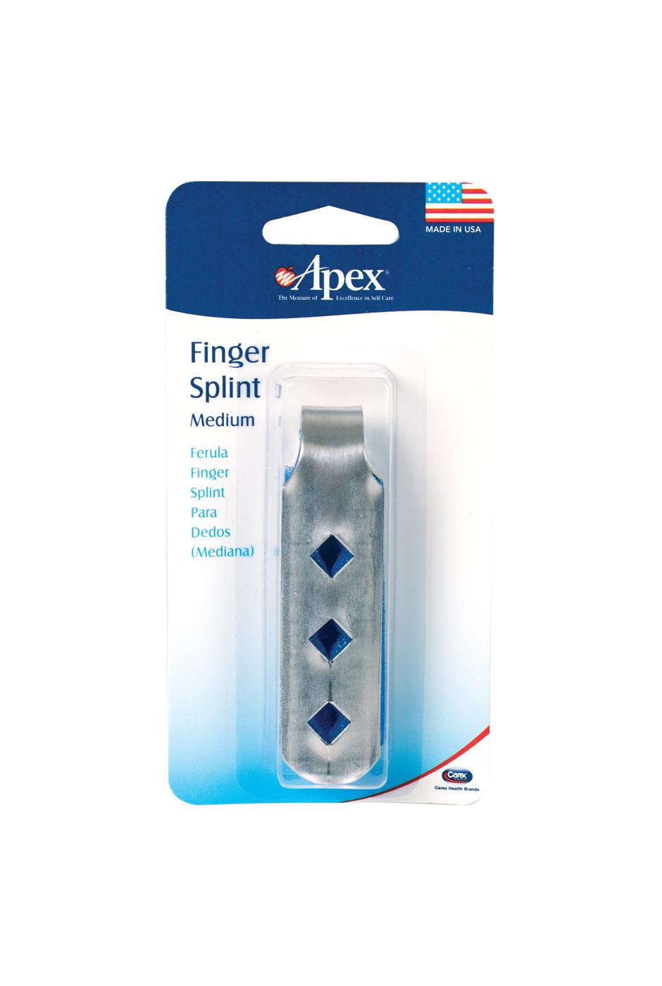 Apex Finger Splint Medium - Shop Sleeves & braces at H-E-B