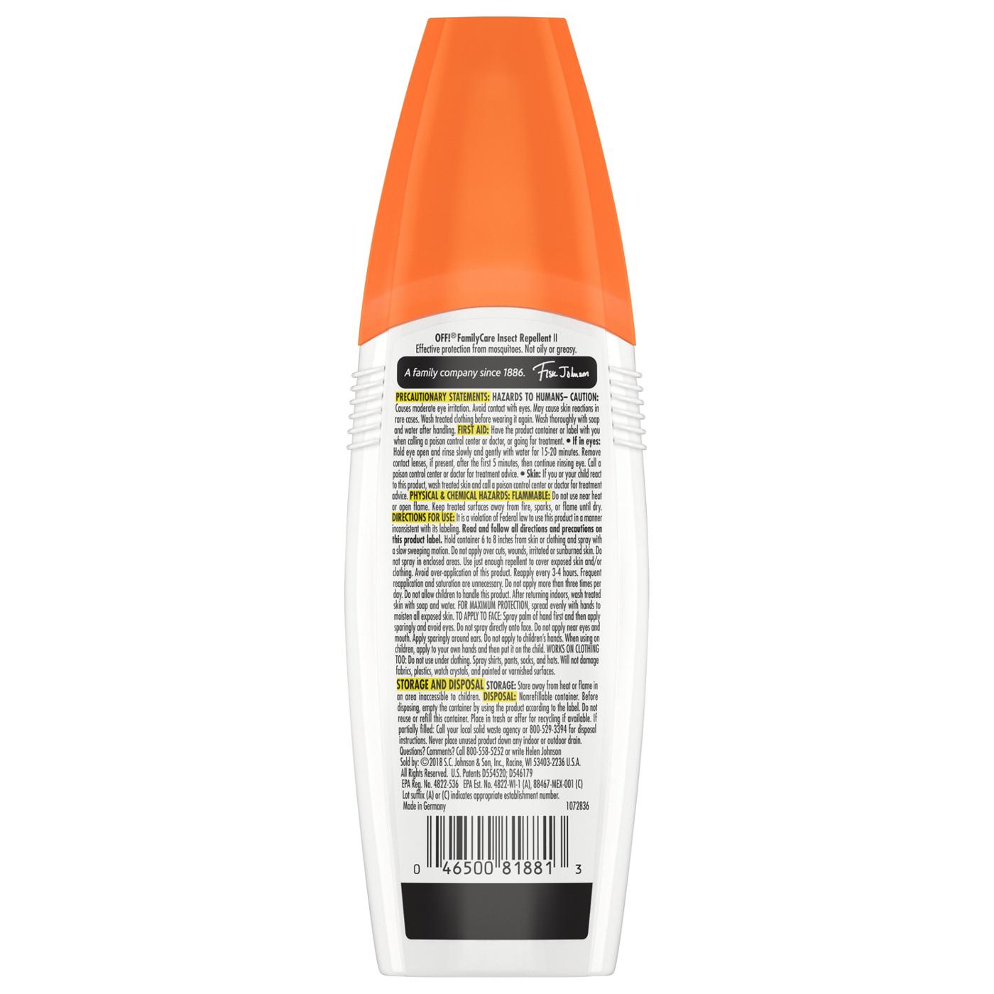 Off! FamilyCare Clean Feel Insect Repellent II - Shop Insect repellant ...