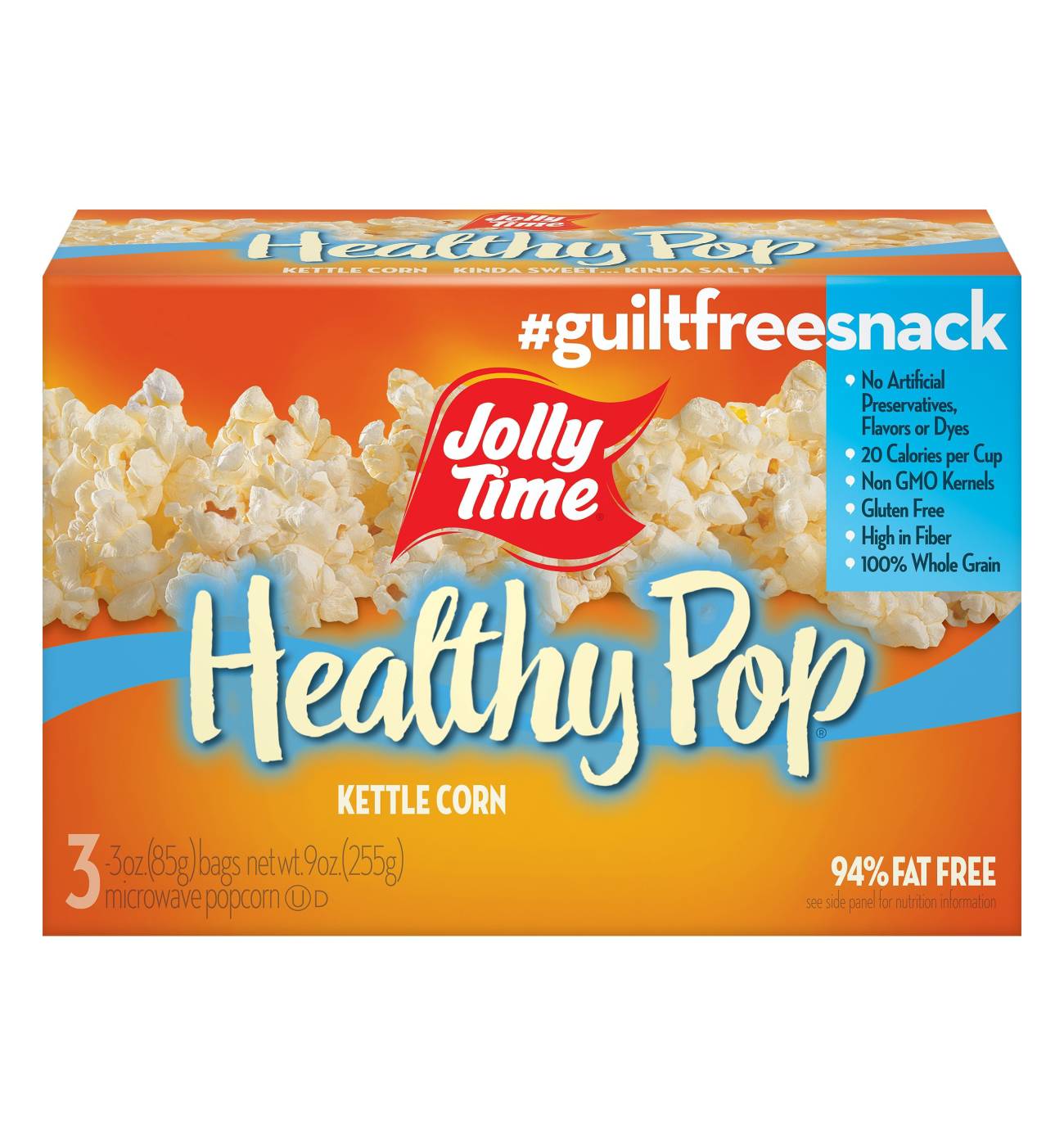 Jolly Time Healthy Pop Kettle Corn Microwave Popcorn - Shop Popcorn at ...