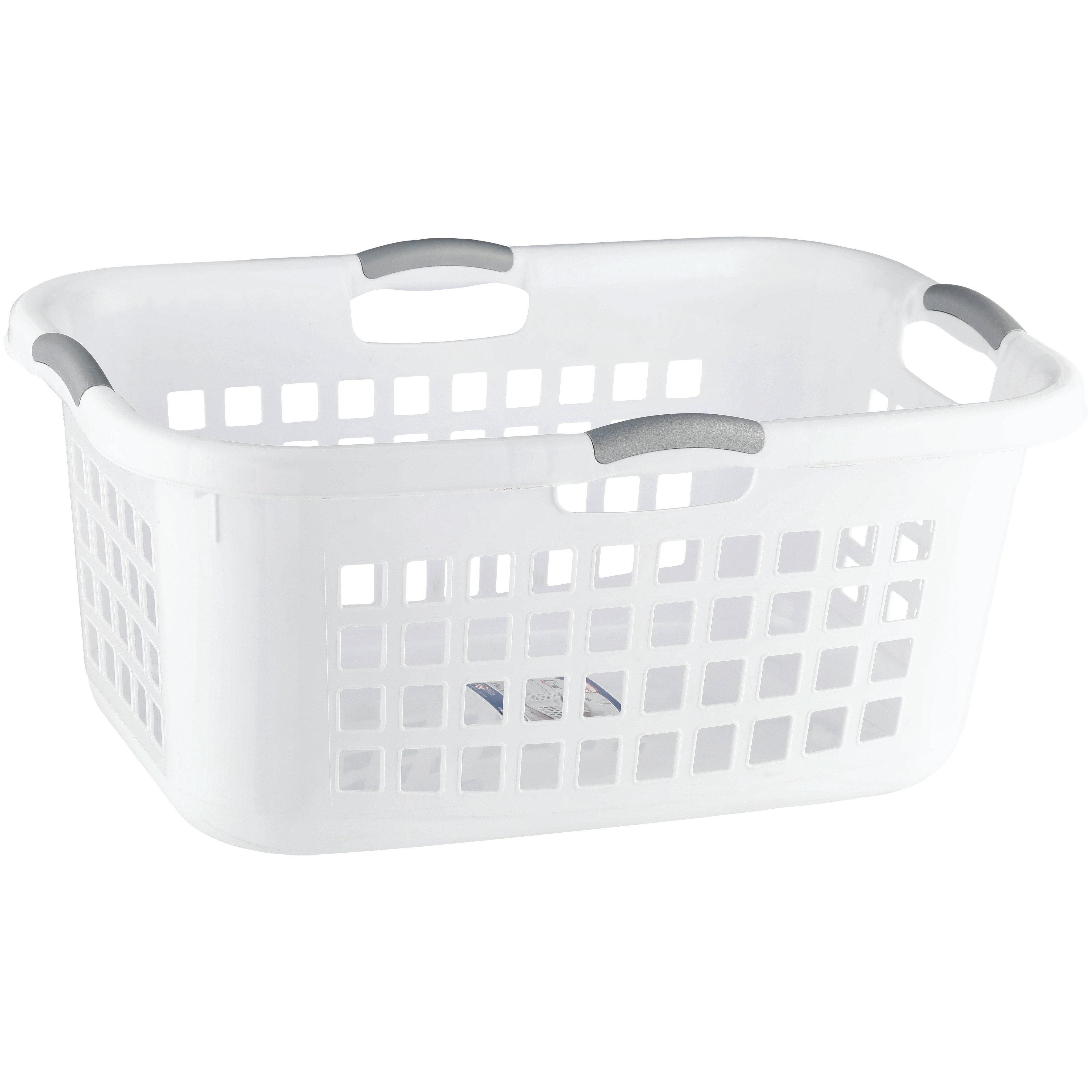 Plastic Laundry Basket Black