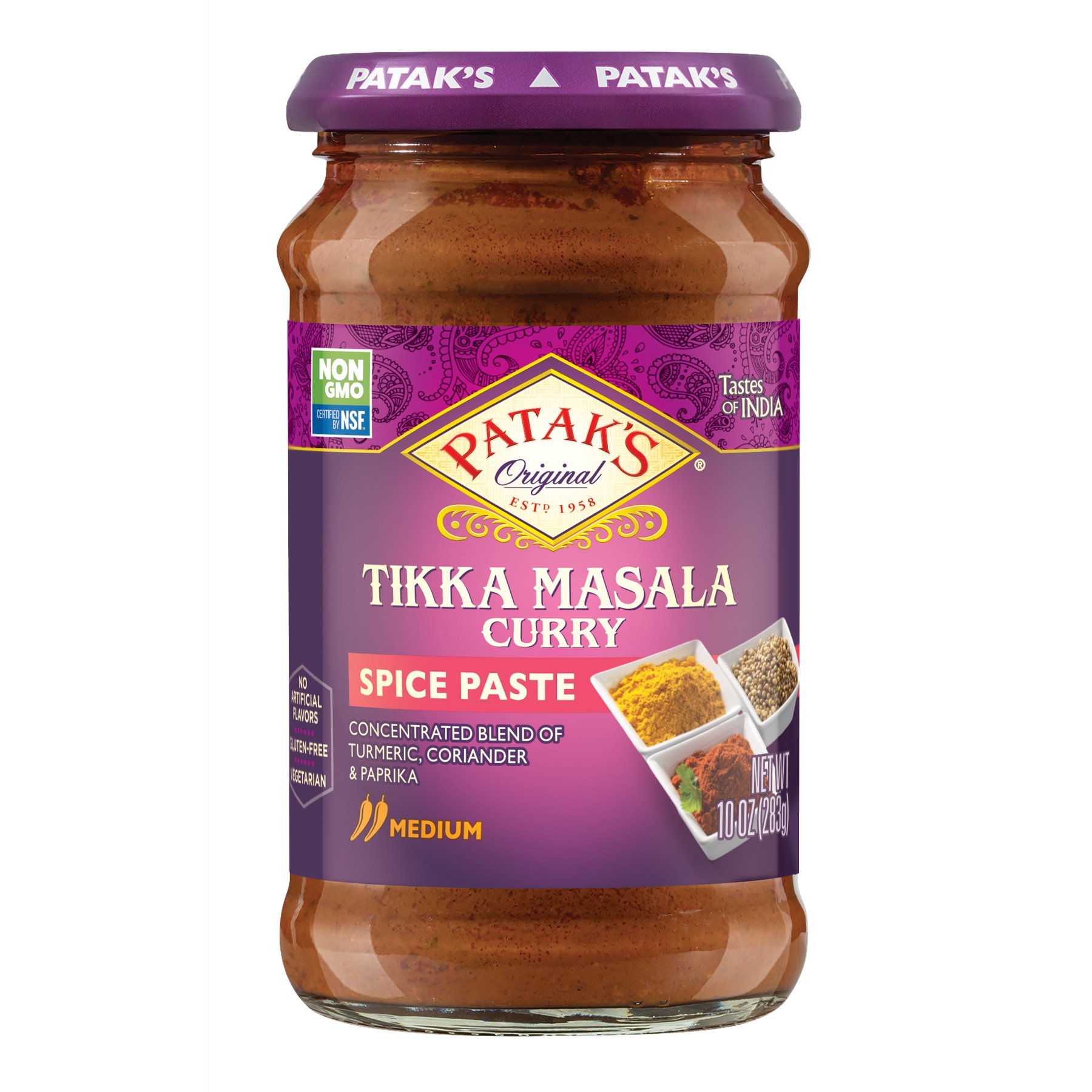Patak's Tikka Masala Curry Spice Paste - Medium - Shop Cooking sauces ...