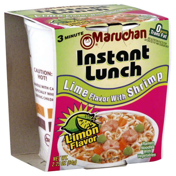 Maruchan Instant Lunch Lime Flavor With Shrimp - Shop Soups & chili at ...