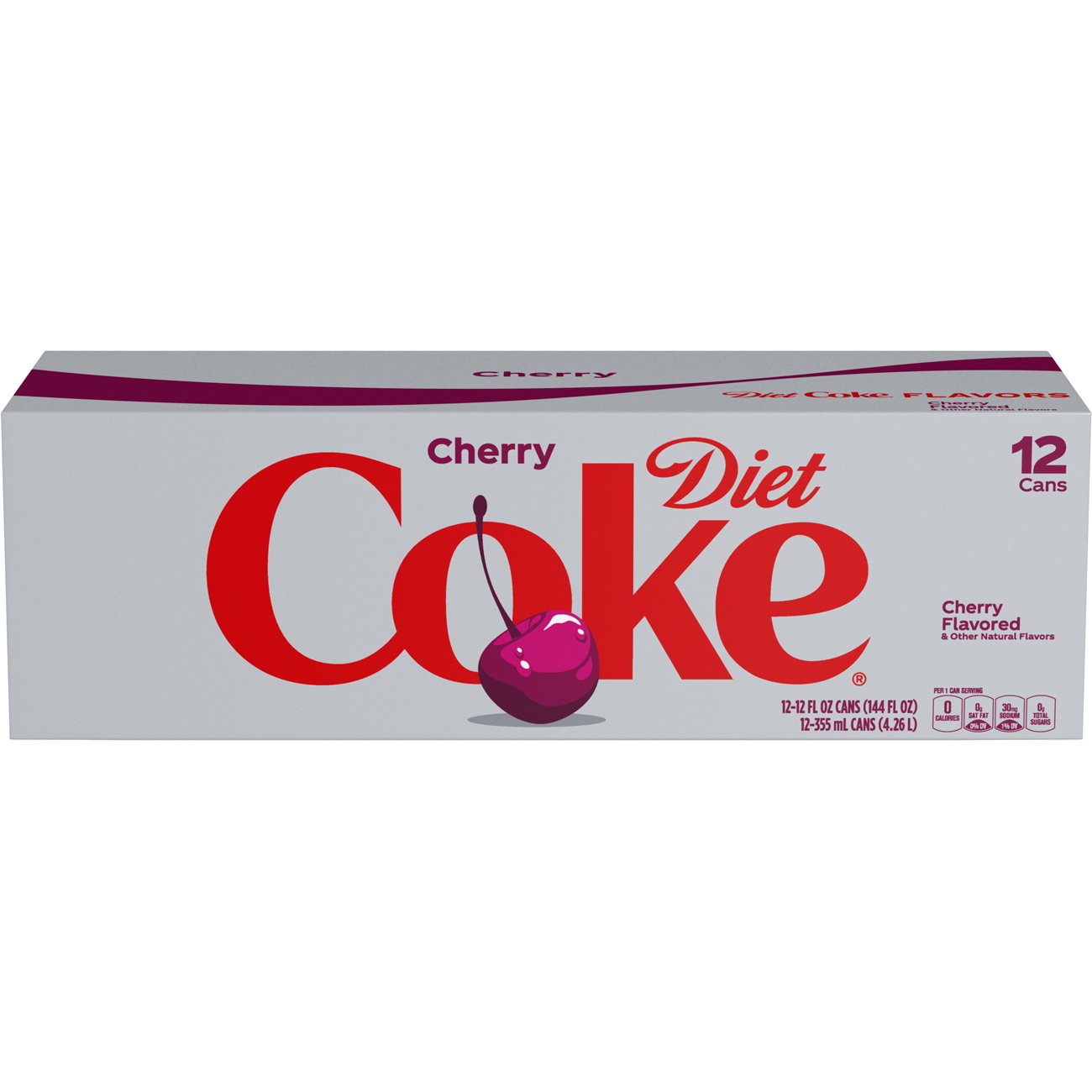 Coca-Cola Cherry Diet Coke 12 oz Cans - Shop Soda at H-E-B