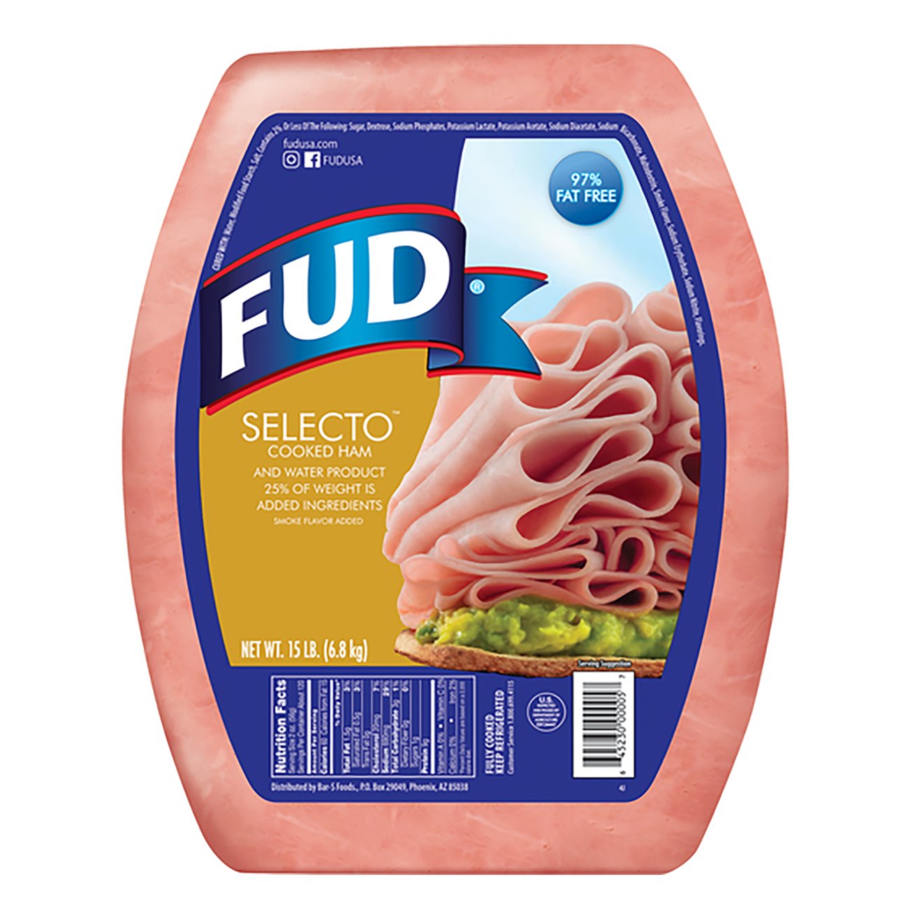 Fud Selecto Cooked Ham, Sliced - Shop Meat at H-E-B