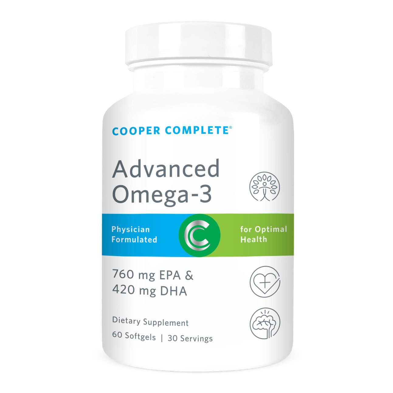 Cooper Complete Advanced Omega-3 Softgels - Shop Diet & fitness at H-E-B