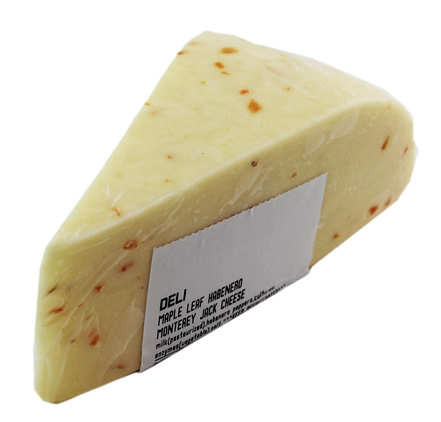 Maple Leaf Habanero Monterey Jack Cheese - Shop Cheese at H-E-B