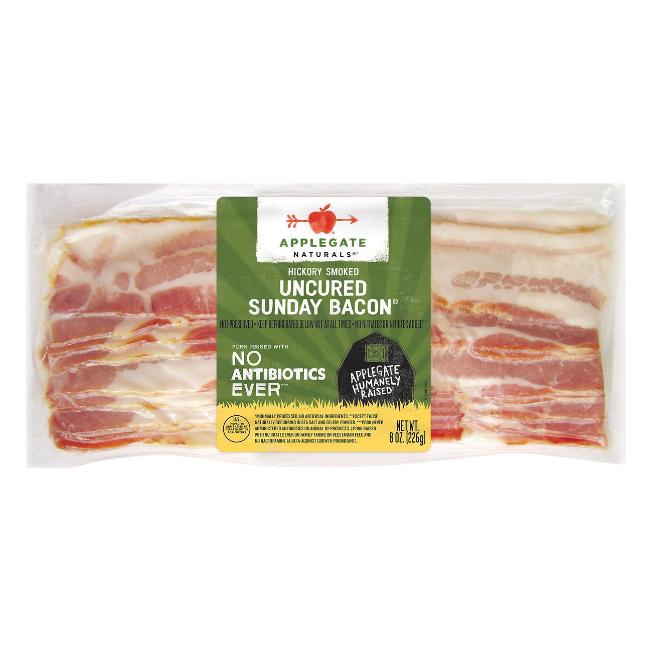 Applegate Natural Uncured Sunday Bacon - Shop Bacon at H-E-B