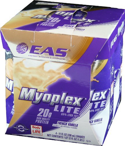 EAS Myoplex Lite French Vanilla Ready-to-Drink Protein Shake 4 PK ...