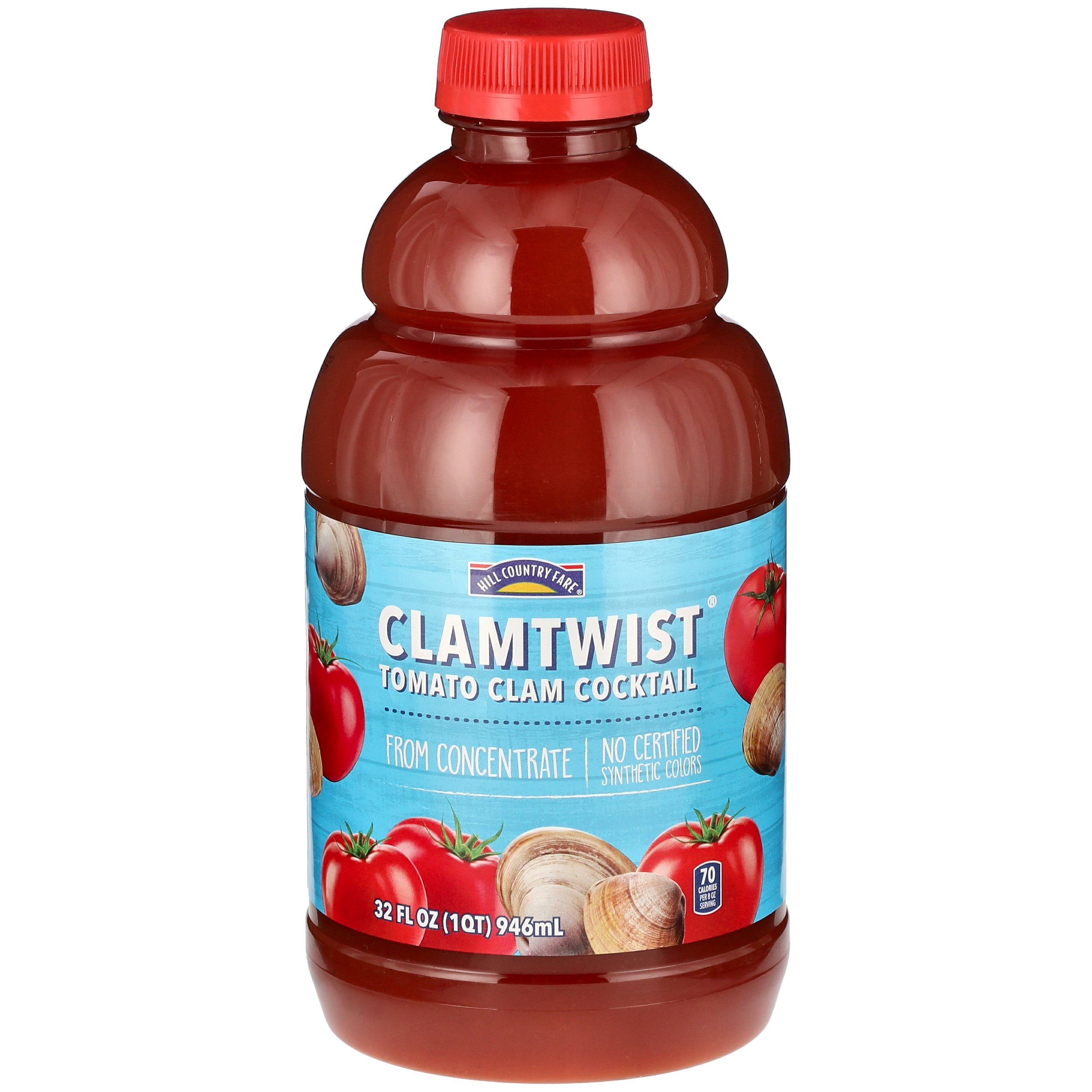 Hill Country Fare ClamTwist Tomato Clam Cocktail - Shop Juice at H-E-B