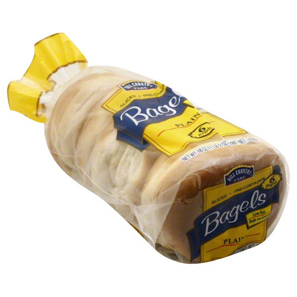 Hill Country Fare Plain Sliced Bagels - Shop Bagels at H-E-B