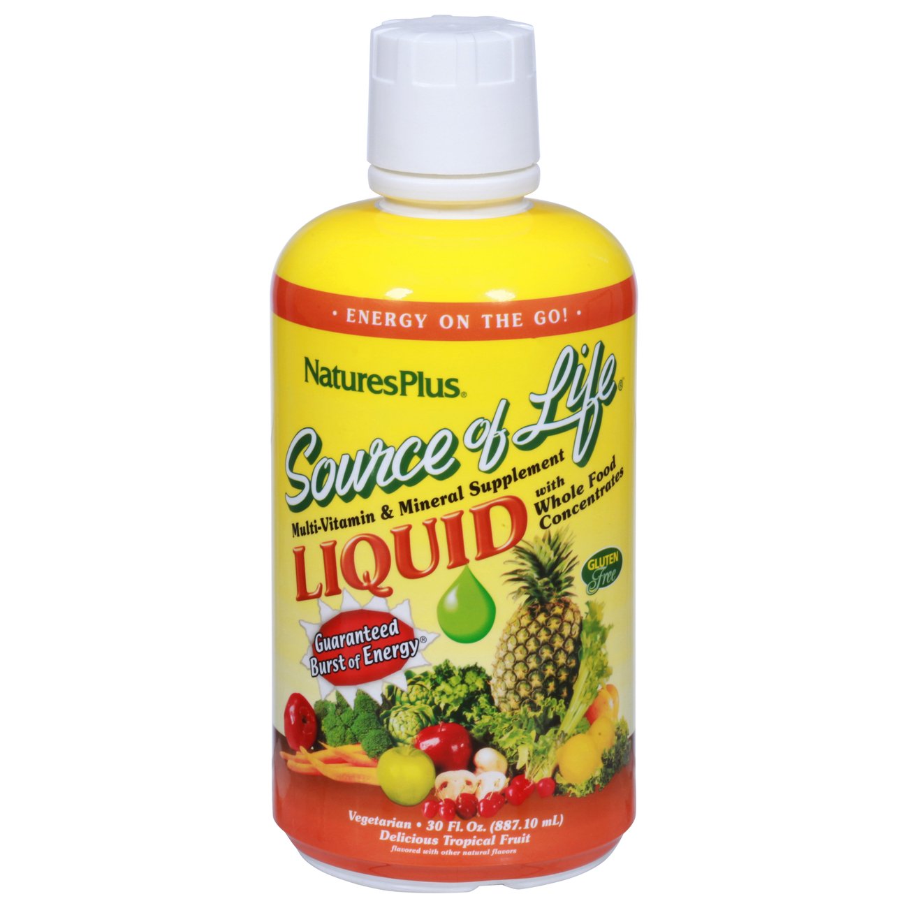 NaturesPlus Source of Life Multivitamin & Mineral Liquid, 30 oz ...