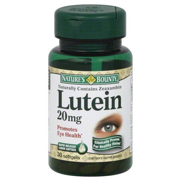 Nature's Bounty Lutein 20 MG Liquid Softgels - Shop Diet & fitness at H-E-B