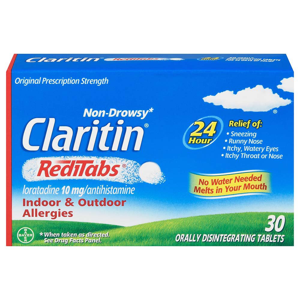 Claritin RediTabs 24 Hour Allergy Relief Tablets - Shop Sinus & allergy ...