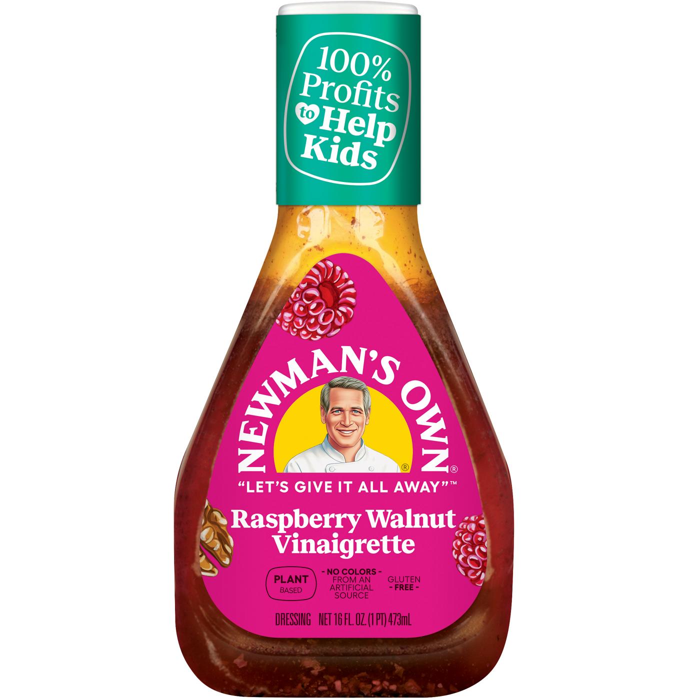 Newman's Own Raspberry Walnut Vinaigrette - Shop Salad dressings at H-E-B