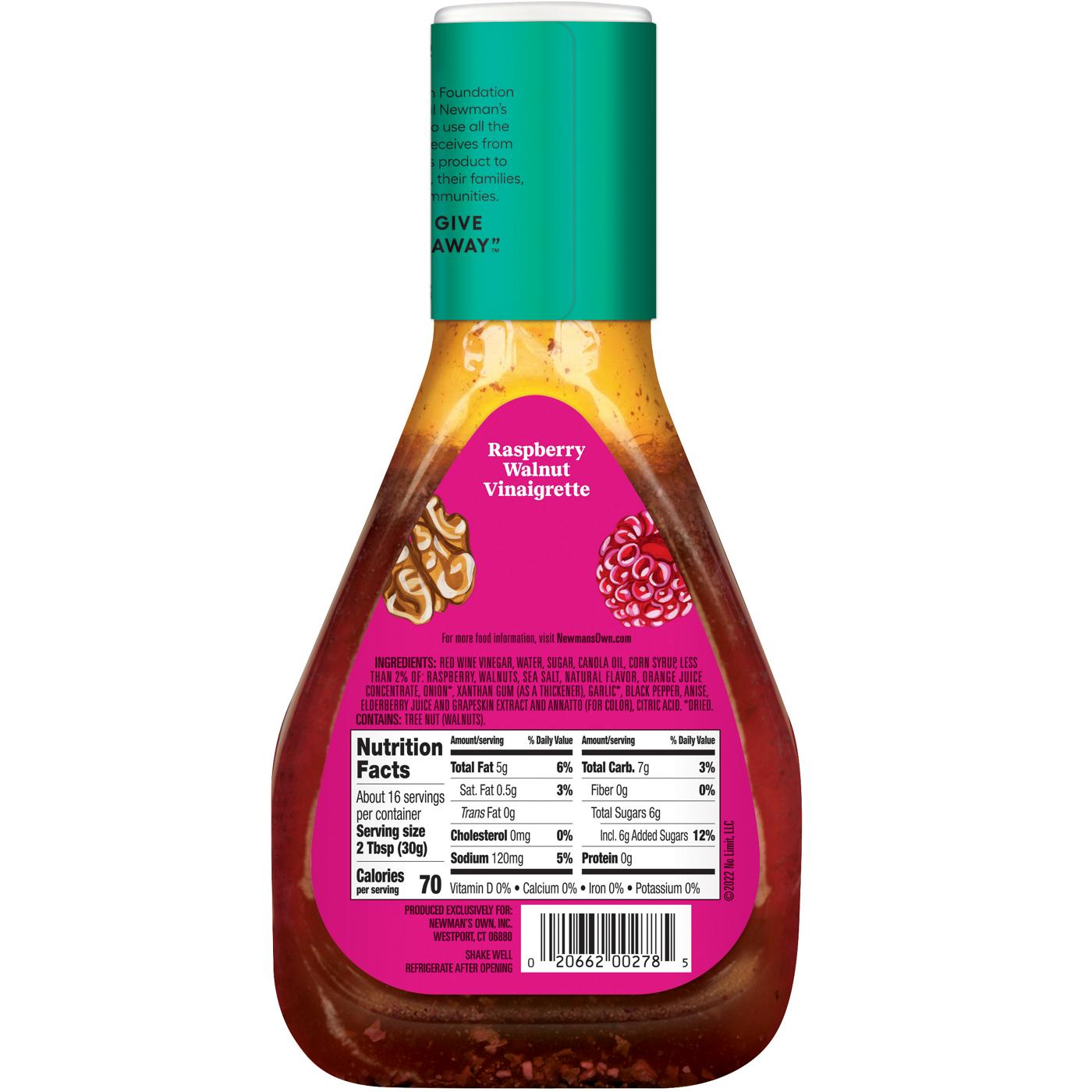 Newman's Own Raspberry Walnut Vinaigrette - Shop Salad dressings at H-E-B