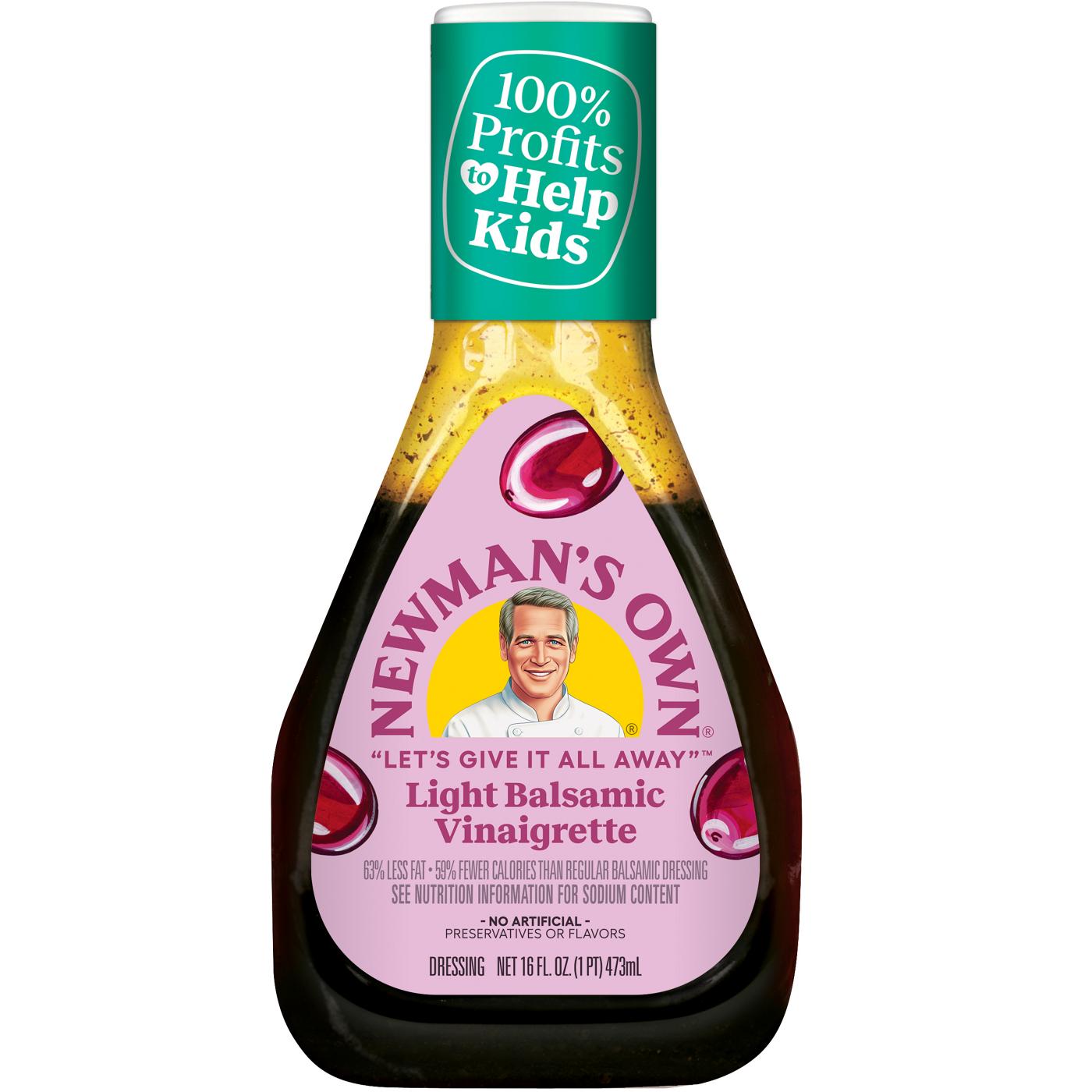 Newman's Own Light Balsamic Vinaigrette - Shop Salad dressings at H-E-B