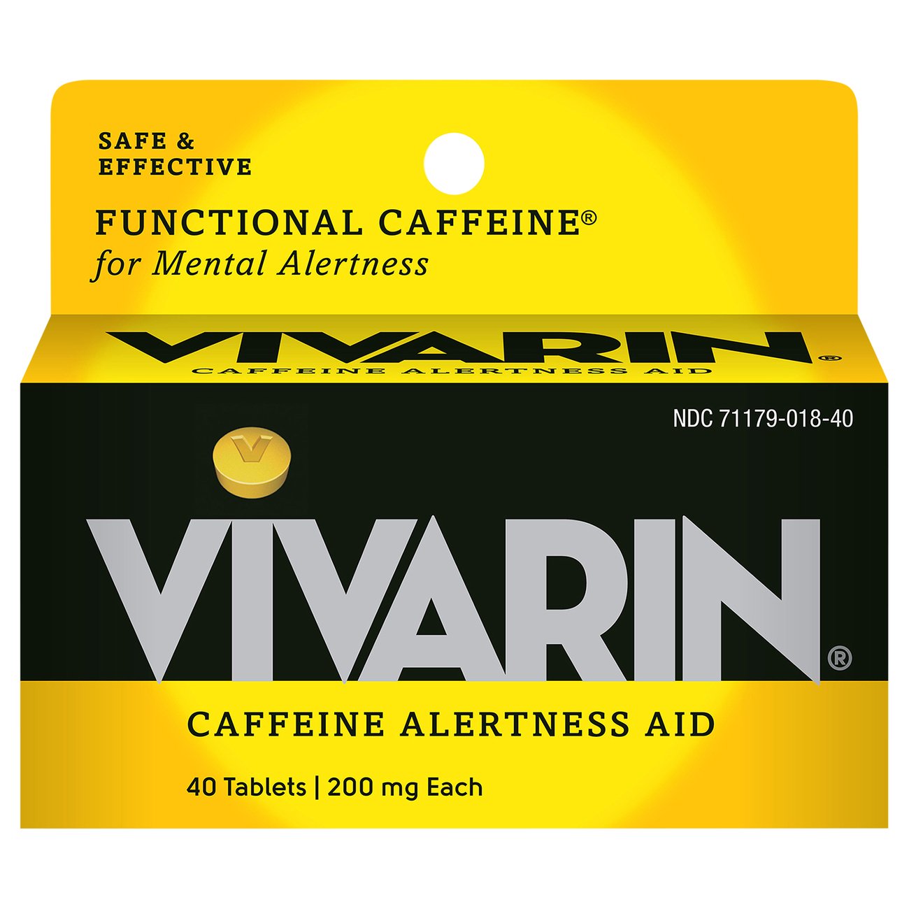 Vivarin Caffeine Alertness Aid Tablets - 200 mg - Shop Sleep & snoring ...
