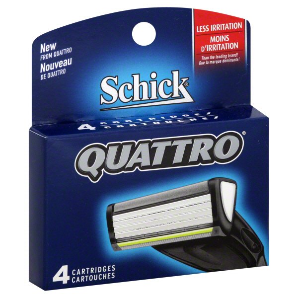 Schick Quattro Replacement Cartridges - Shop Razors & blades at H-E-B