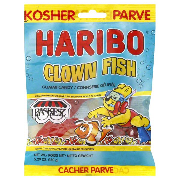 Haribo Kosher Clown Fish Gummi Candy - Shop Candy at H-E-B