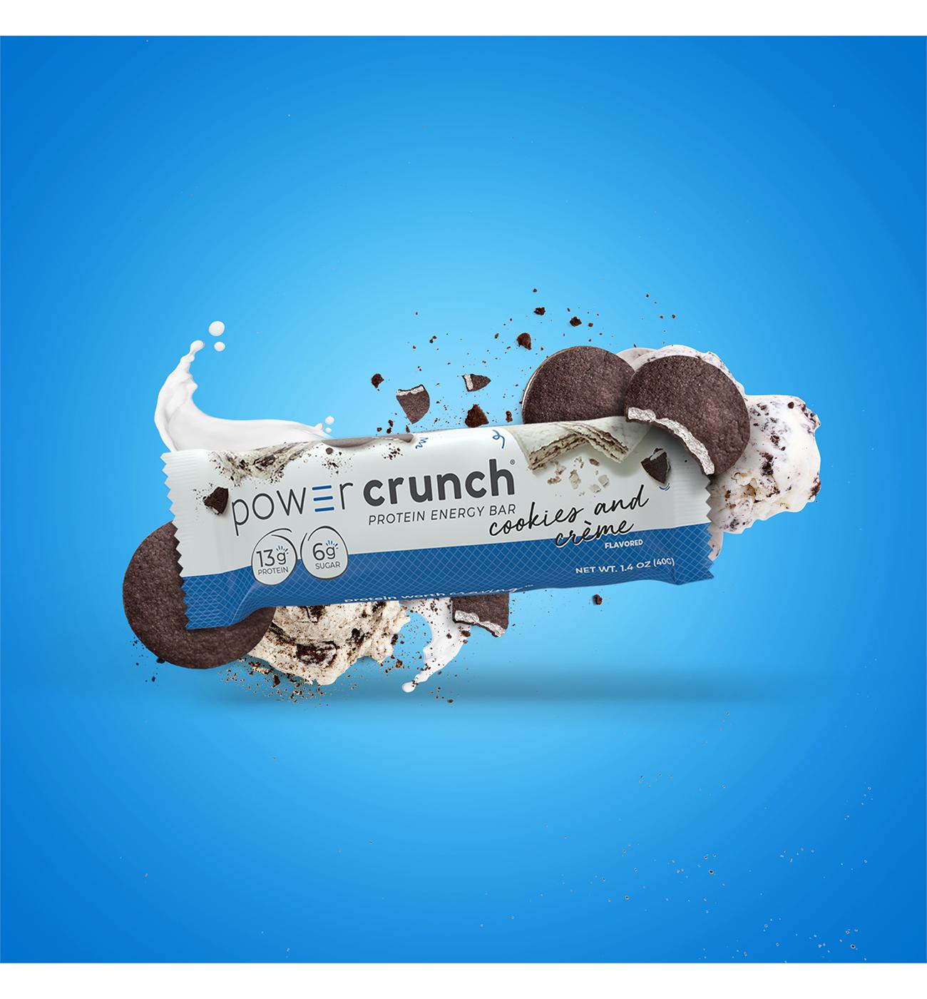 Power Crunch 13g Protein Energy Bar - Cookies & Crème - Shop Granola ...