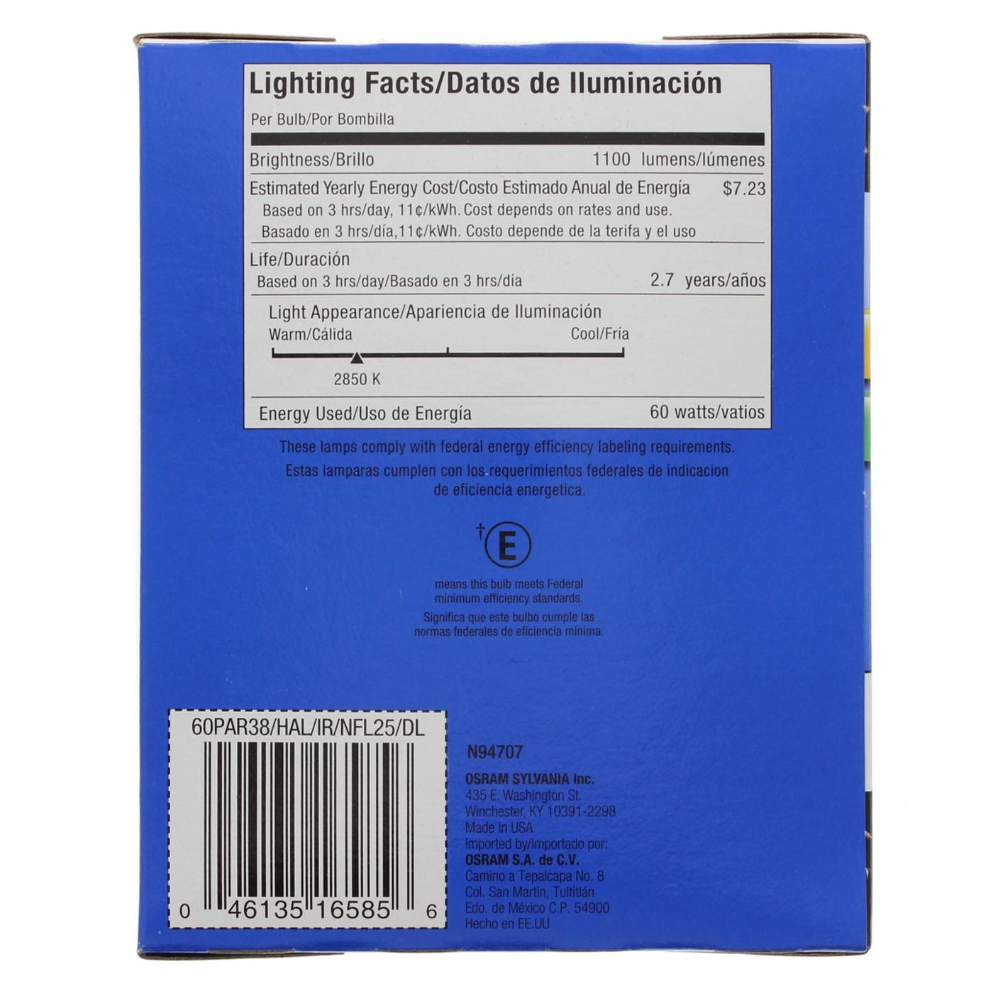 Sylvania Double Life PAR38 75-Watt Halogen Flood Light Bulb - Shop ...